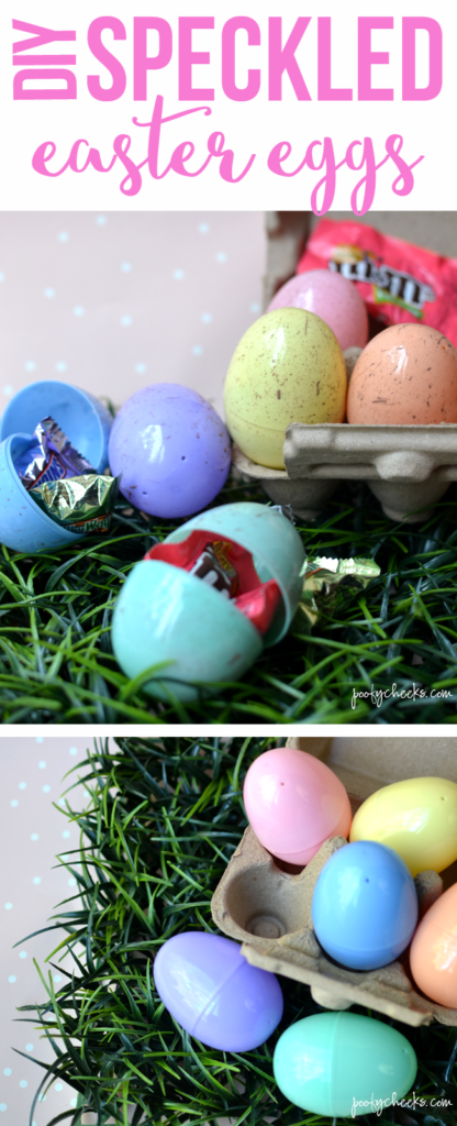 Speckled Easter Eggs Tutorial - Craft - Poofy Cheeks