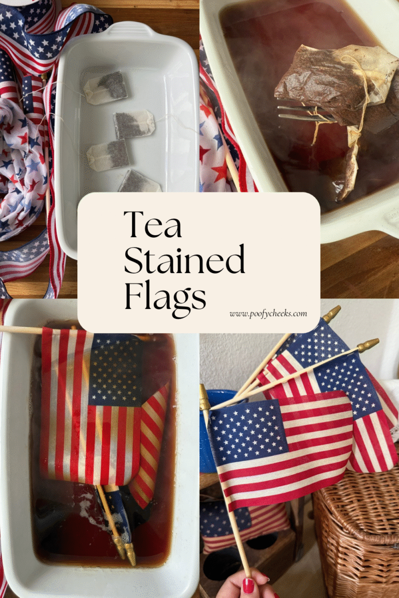 Tea Stained Flags - Poofy Cheeks